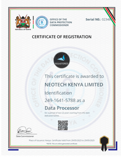 Certified Data Processor - LiviaHealth